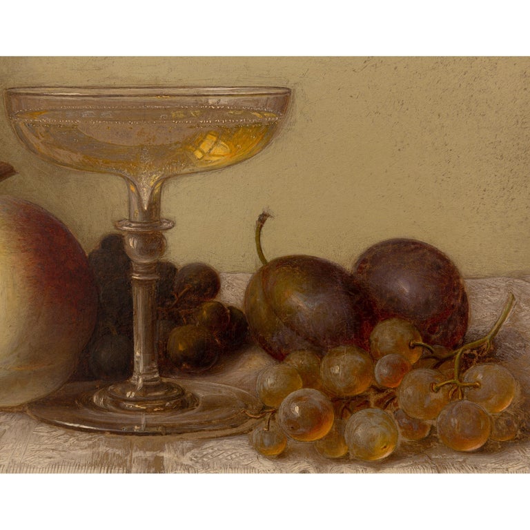 German 19th Century Oil on Canvas Still Life Painting by Joseph Wilms ...