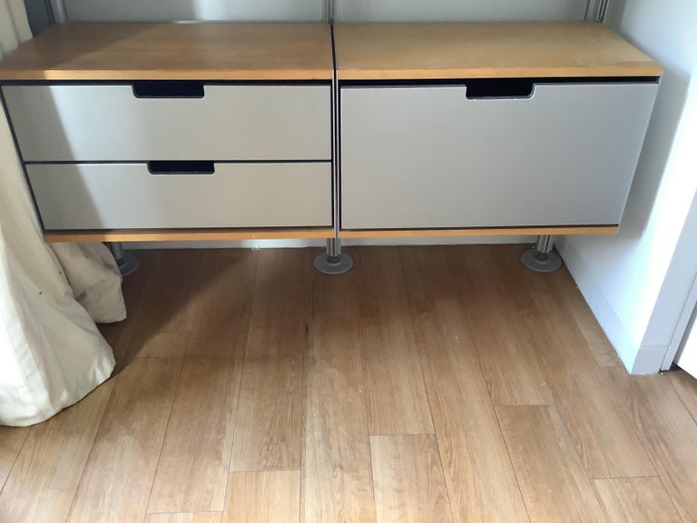 German 606 Modular Shelving System by Dieter Rams for Vitsoe, 1960s For ...