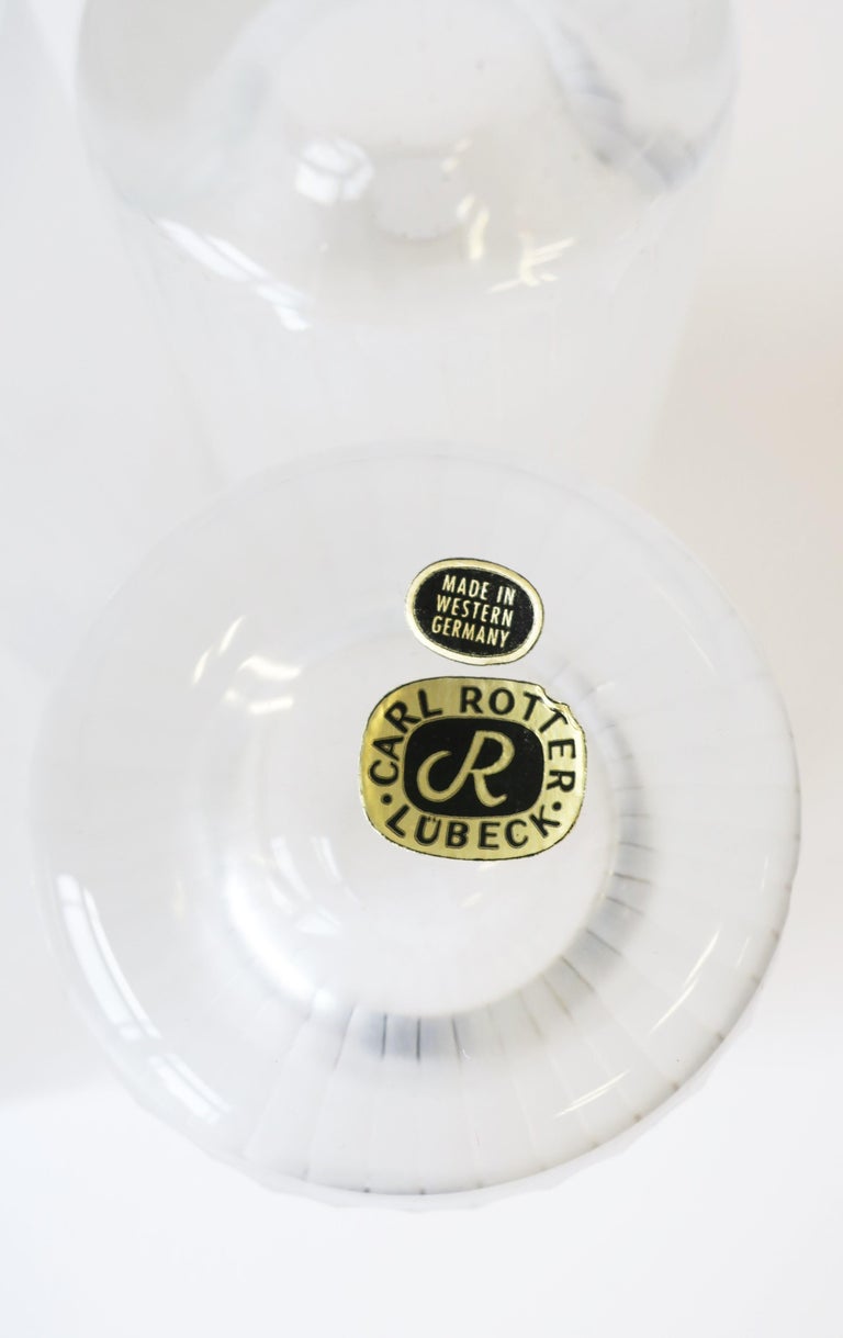 German 70s Modern Carl Rotter Lubeck Highball Cocktail Glasses, Set of ...