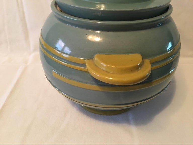 German Art Deco Stoneware Punch Pot with WW Insignia from the 1920s ...