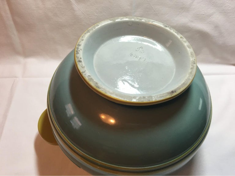 German Art Deco Stoneware Punch Pot with WW Insignia from the 1920s ...