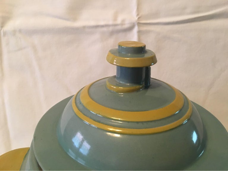 German Art Deco Stoneware Punch Pot with WW Insignia from the 1920s ...
