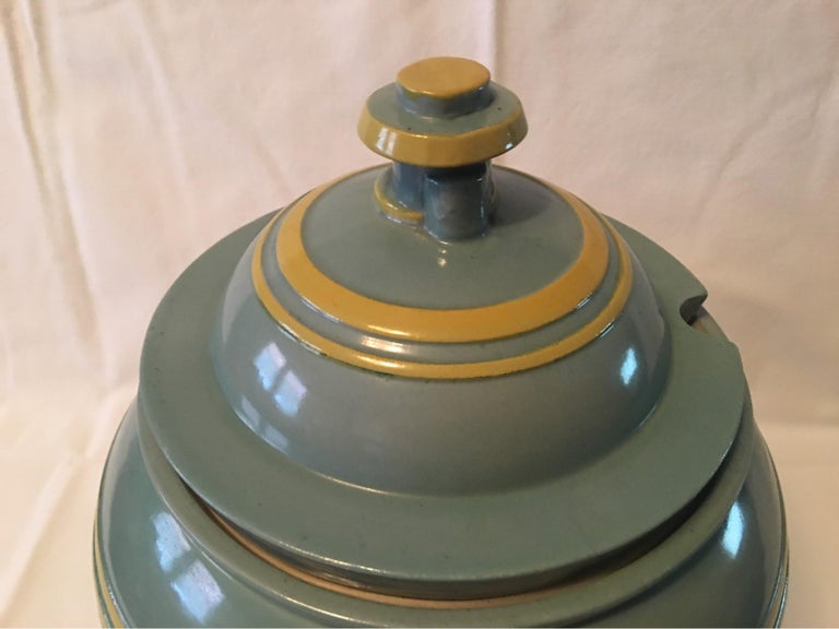 German Art Deco Stoneware Punch Pot with WW Insignia from the 1920s ...