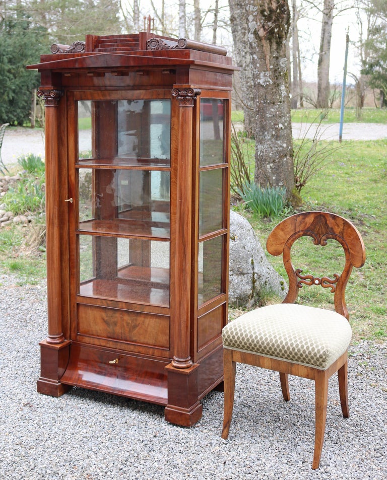 German/Berlin Biedermeier Display Cabinet For Sale at 1stDibs