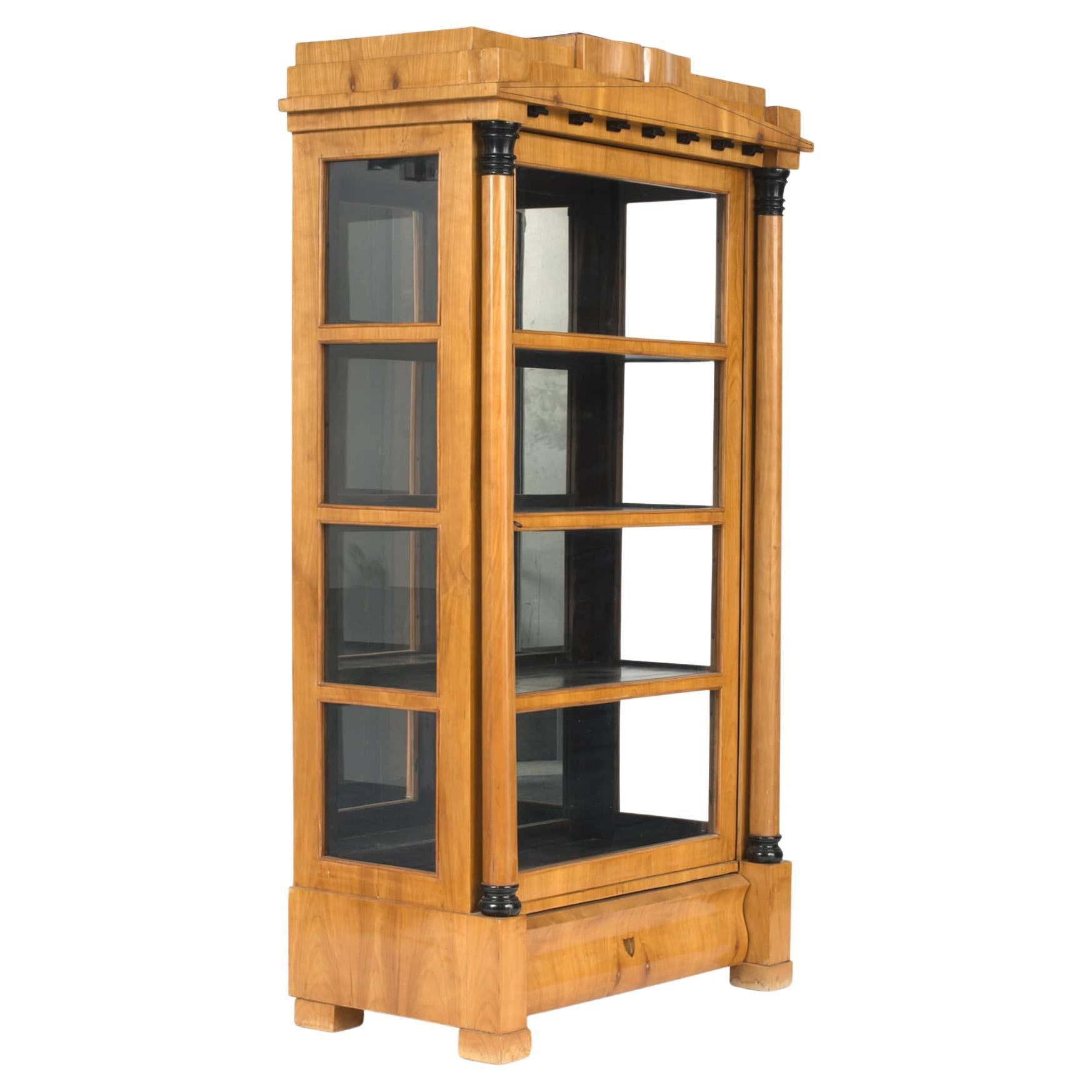Late Biedermeier Kitchen Cabinet Cherry Wood, 1870s For Sale at 1stDibs