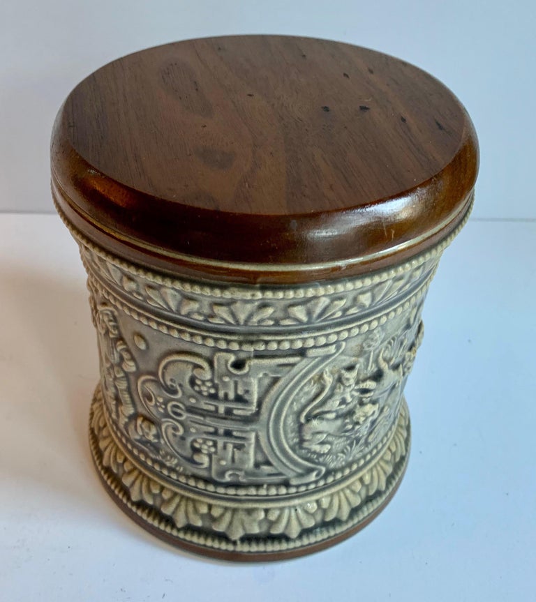 German Ceramic Humidor at 1stDibs