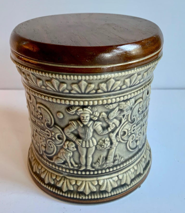 German Ceramic Humidor at 1stDibs
