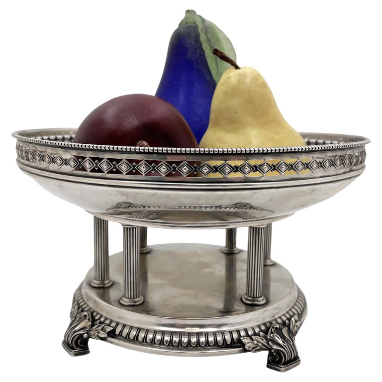 German Continental Silver Centerpiece Stand/ Footed Bowl in ...