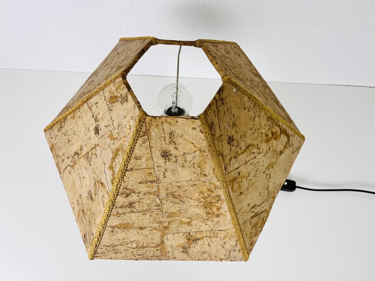 German Cork Table Lamp in the Style of Ingo Maurer, 1960s, Germany For ...