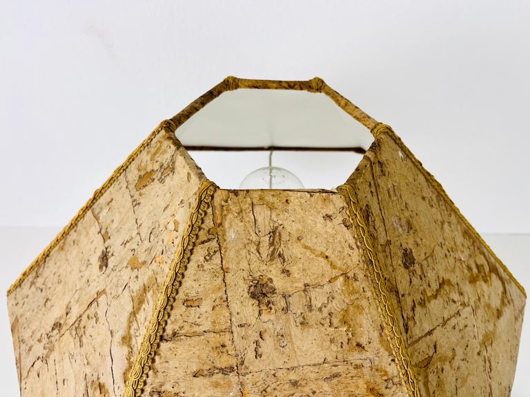 German Cork Table Lamp in the Style of Ingo Maurer, 1960s, Germany For ...