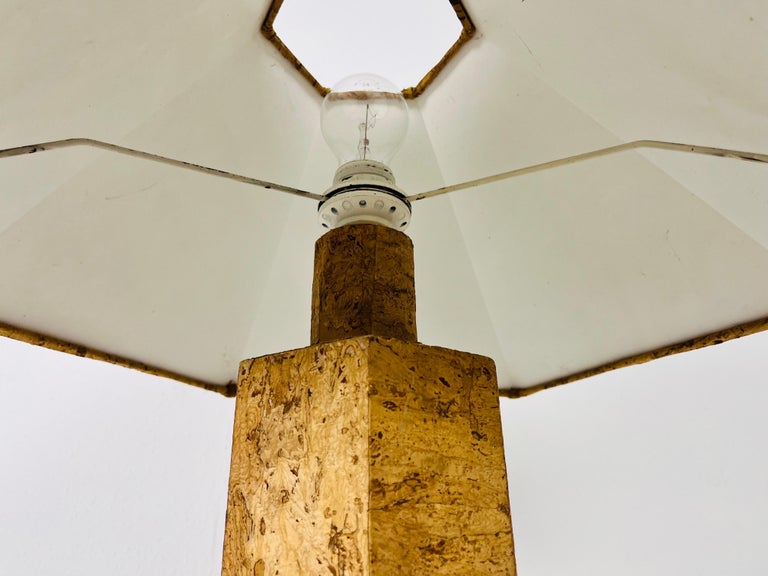 German Cork Table Lamp in the Style of Ingo Maurer, 1960s, Germany For ...