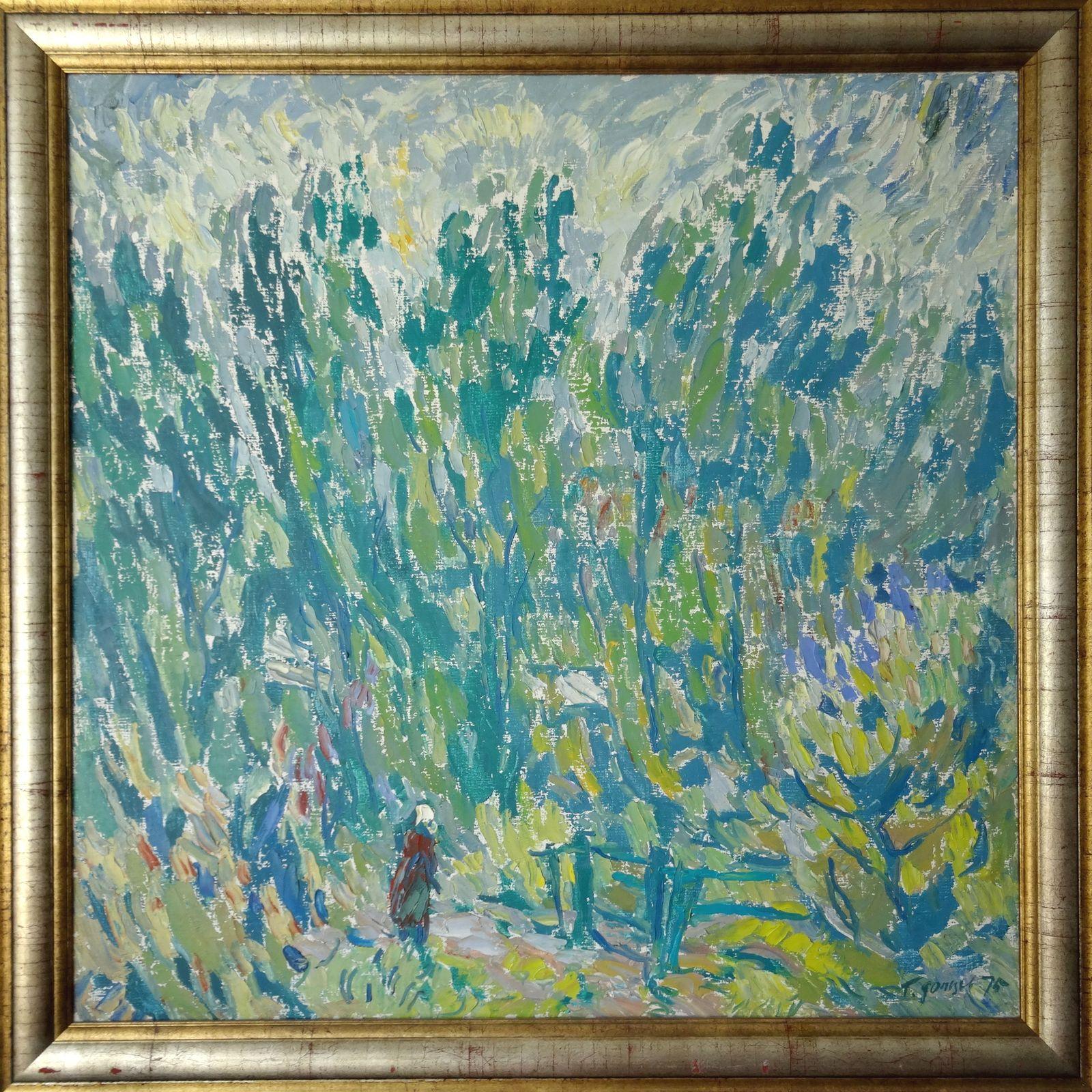 German Dontsov - Peace. Oil on cardboard, 47x62 cm For Sale at 1stDibs