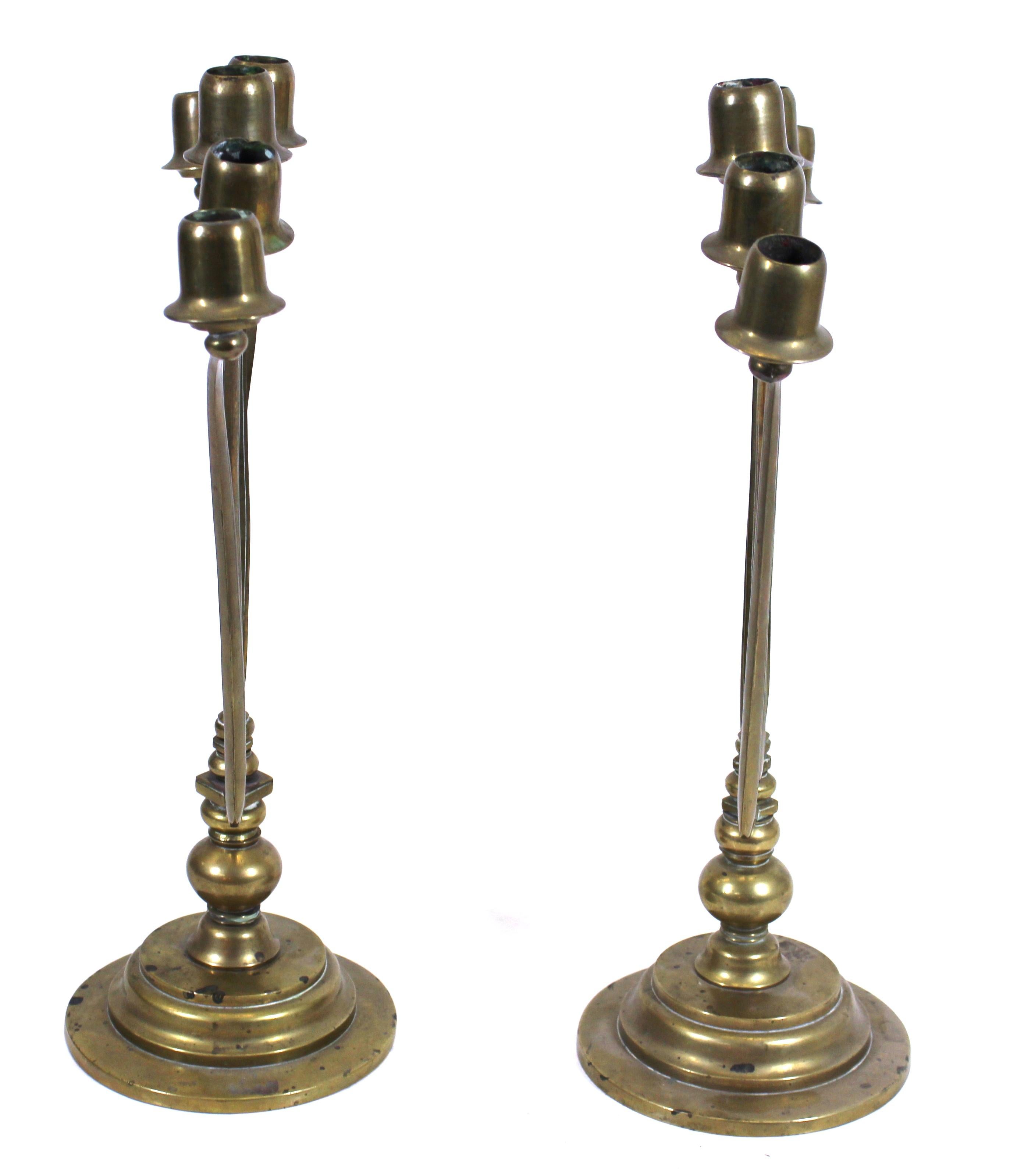 German Early Modernist Peter Behrens Style Candleholders at 1stDibs