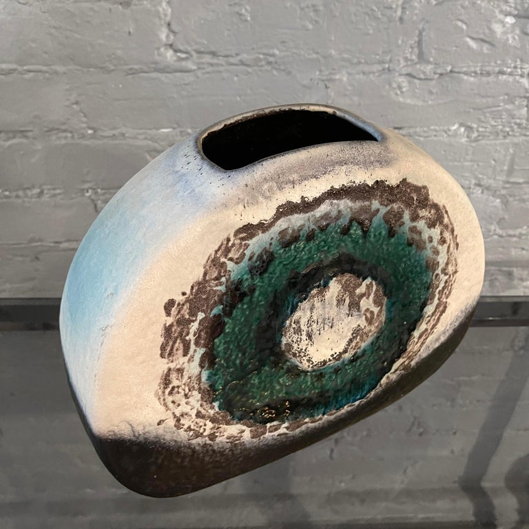 German Fat Lava Vase By Dümler and Breiden Polar Collection For Sale at ...