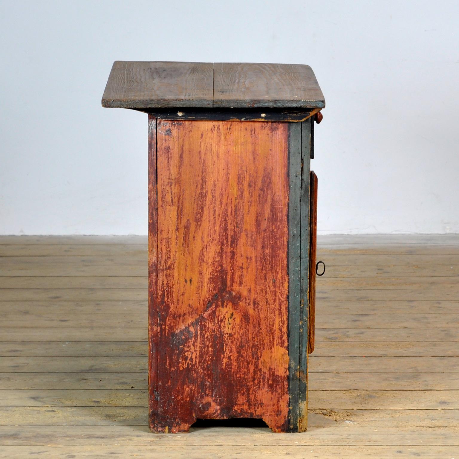 German folk art cabinet, circa 1880 For Sale at 1stDibs