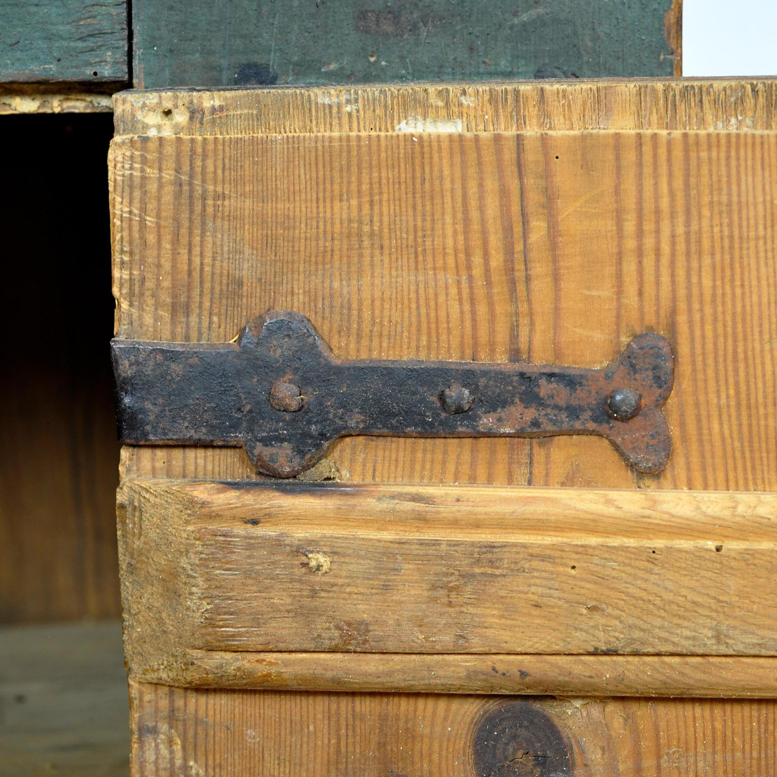 German folk art cabinet, circa 1880 For Sale at 1stDibs