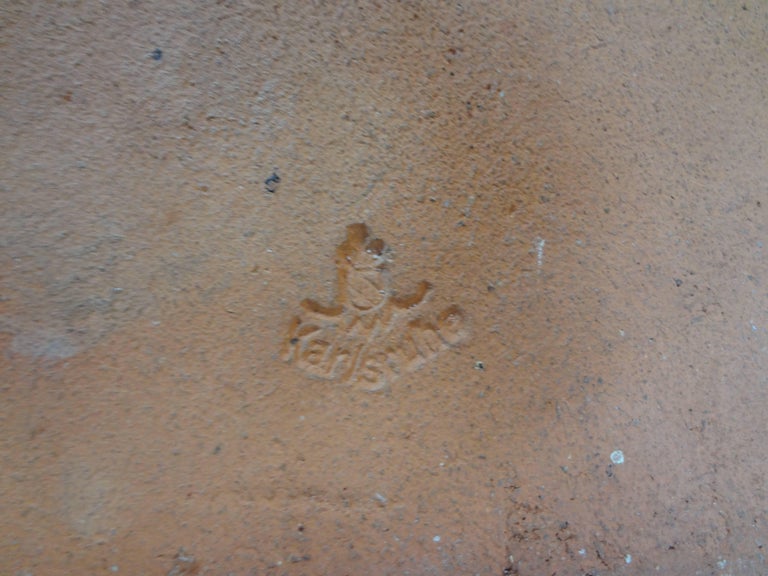 German Glazed Terracotta Monkey Tile by Karlshrue For Sale at 1stDibs