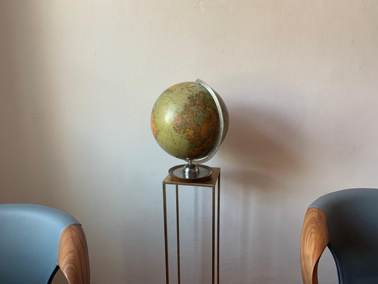 German Globe circa 1940 printed by JRO Globus Munchen, Bauhaus Globe at ...
