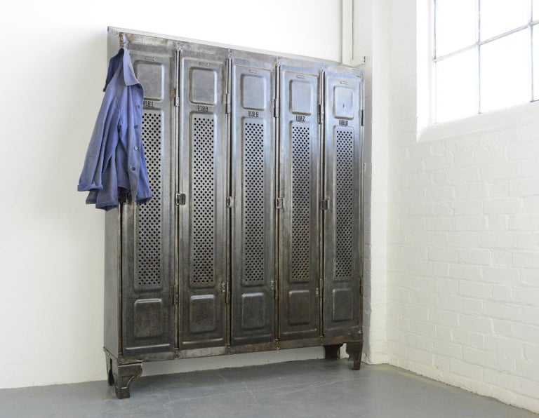 German Industrial Lockers by Kuppersbusch, circa 1920s at 1stDibs