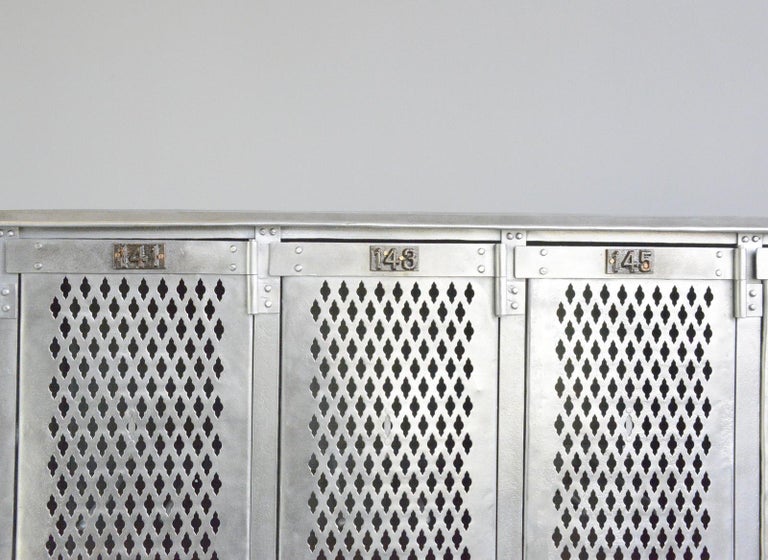 German Industrial Lockers, Circa 1920s at 1stDibs