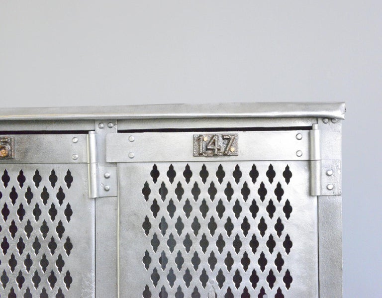 German Industrial Lockers, Circa 1920s at 1stDibs