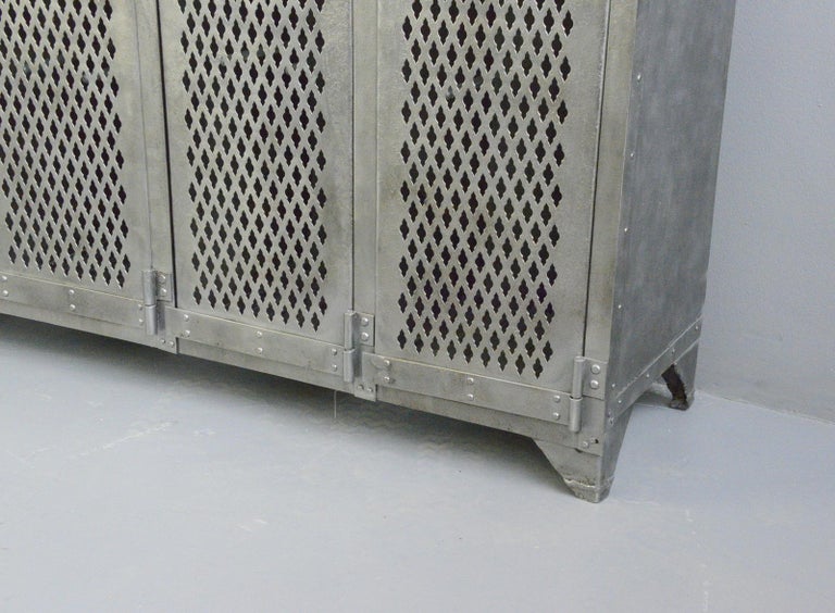 German Industrial Lockers, Circa 1920s at 1stDibs