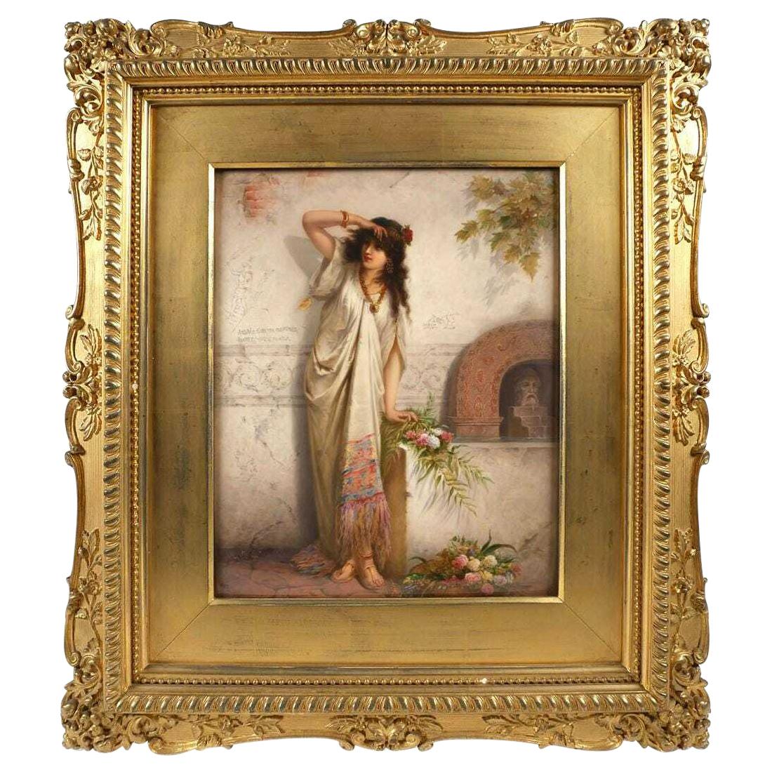 KPM Porcelain Plaque After Nathaniel Sichel at 1stDibs | kpm porcelain ...