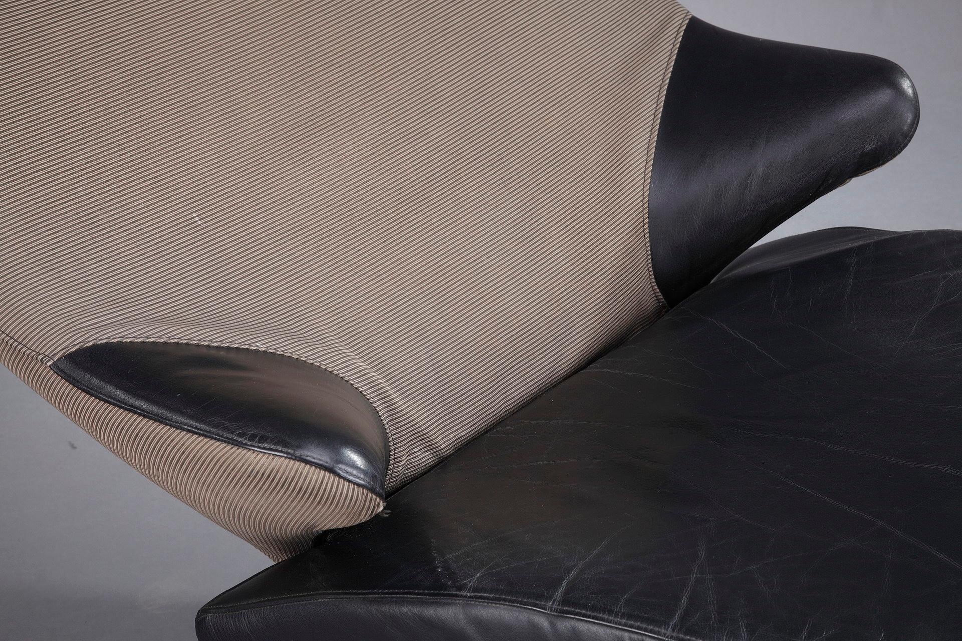 German Leather Solo 699 Lounge Chair by Stefan Heiliger at 1stDibs ...