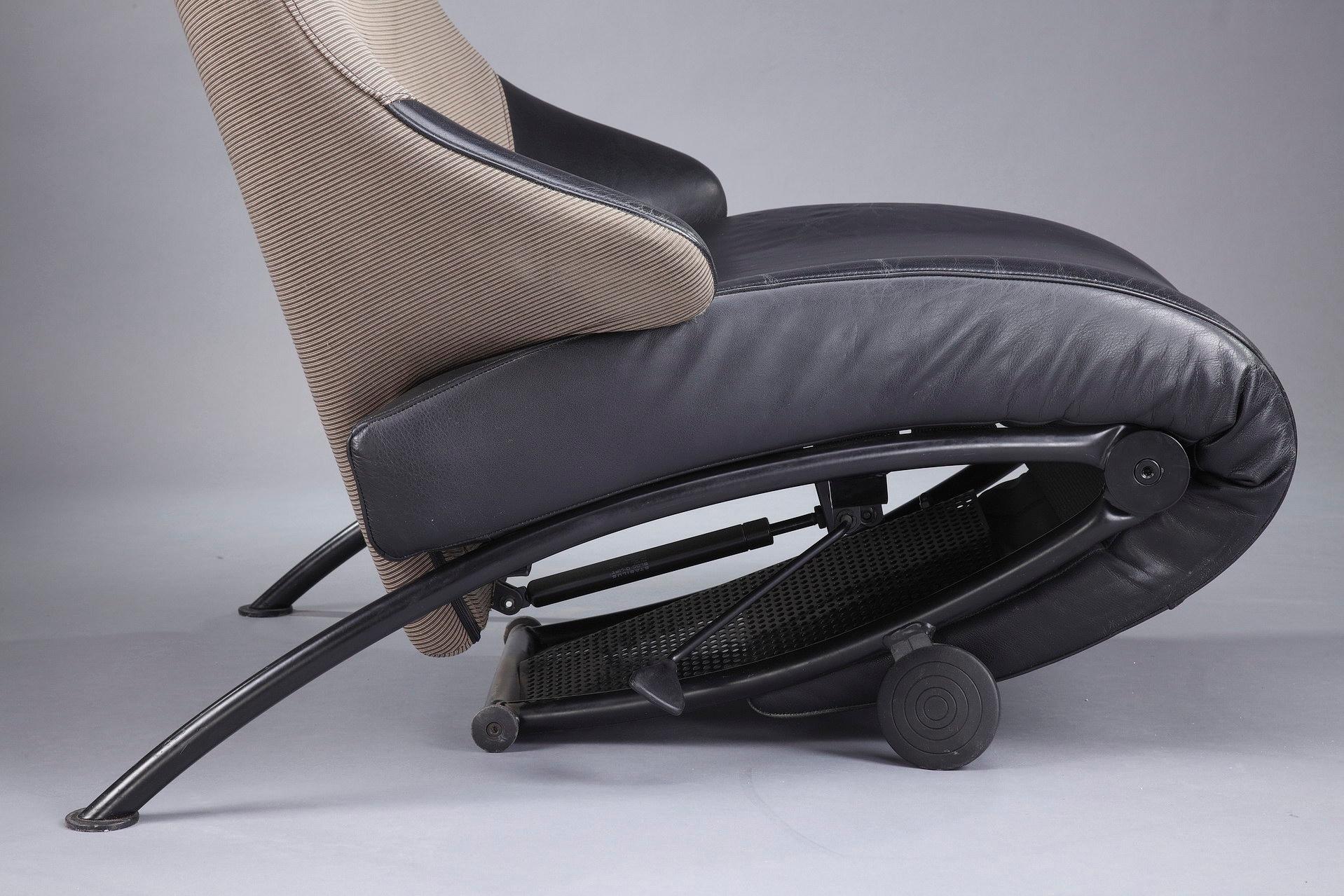 German Leather Solo 699 Lounge Chair by Stefan Heiliger at 1stDibs ...