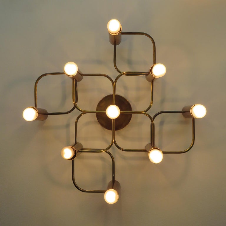 German Leola Flush Mount Light Fixture For Sale at 1stDibs | german ...