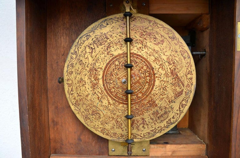German-Made Symphonion Musical Clock, circa 1900 at 1stDibs