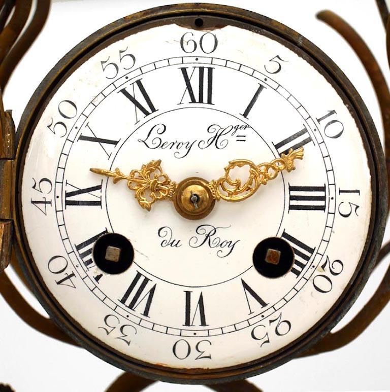 German Meissen Porcelain Clock For Sale at 1stDibs