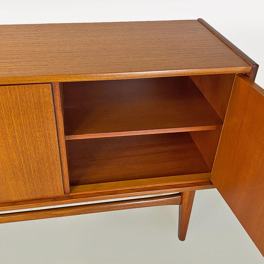 German mid century modern teak wood sideboard by Bartels, 1960s For ...