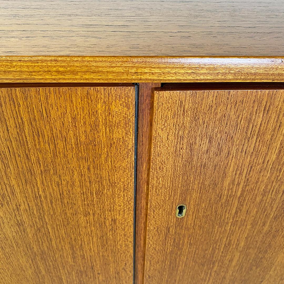 German mid century modern teak wood sideboard by Bartels, 1960s For ...