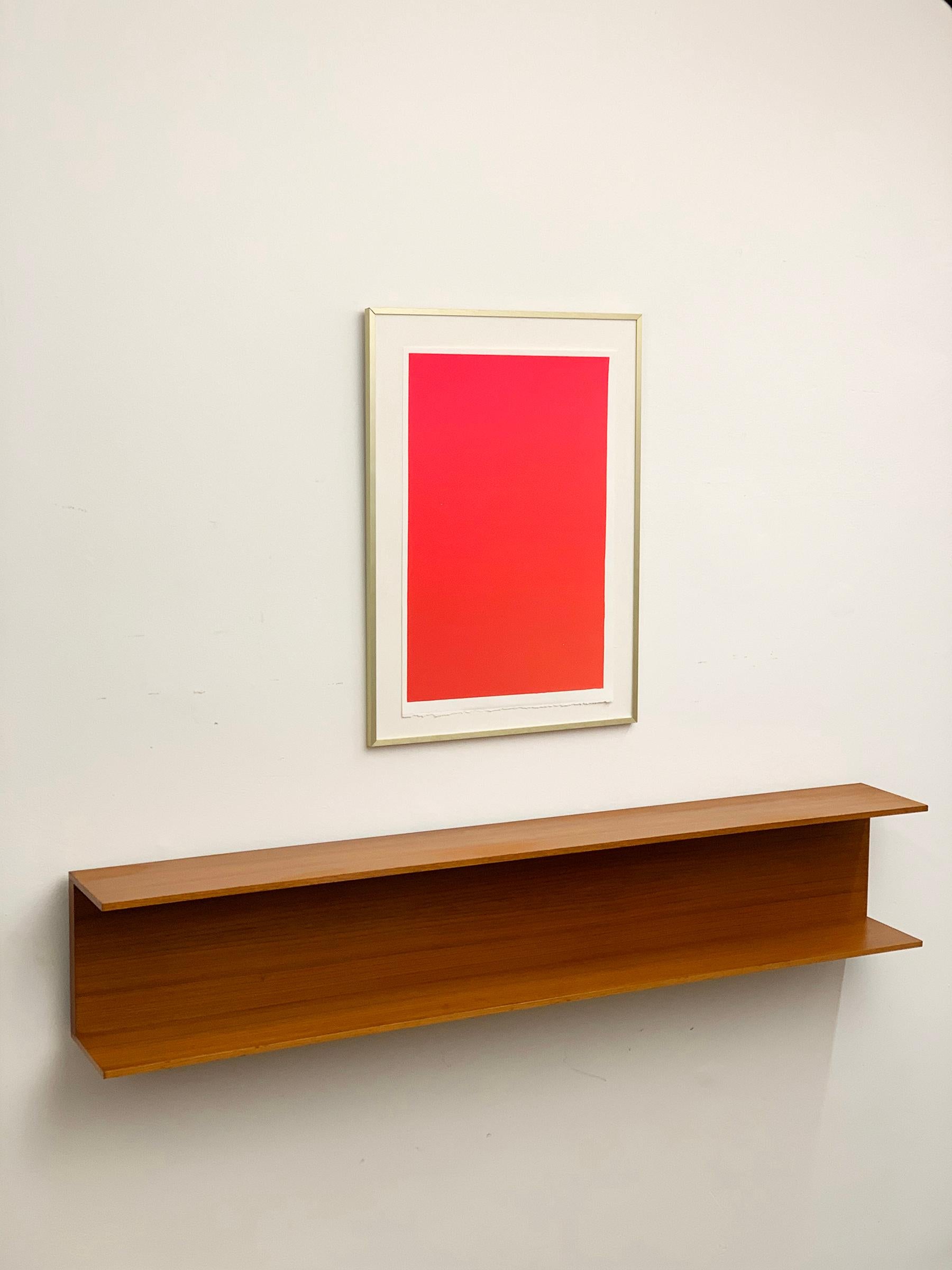 German Mid-Century Wall Unit in Teak by Walter Wirz for Wilhelm Renz ...