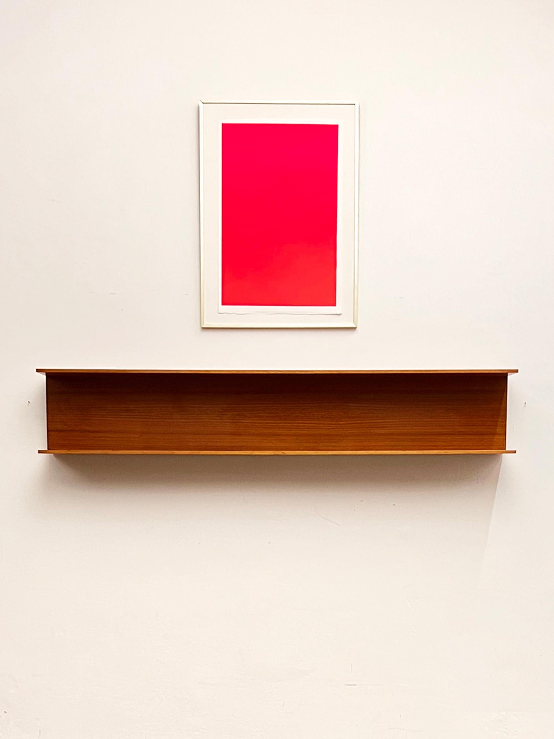 German Mid-Century Wall Unit in Teak by Walter Wirz for Wilhelm Renz ...