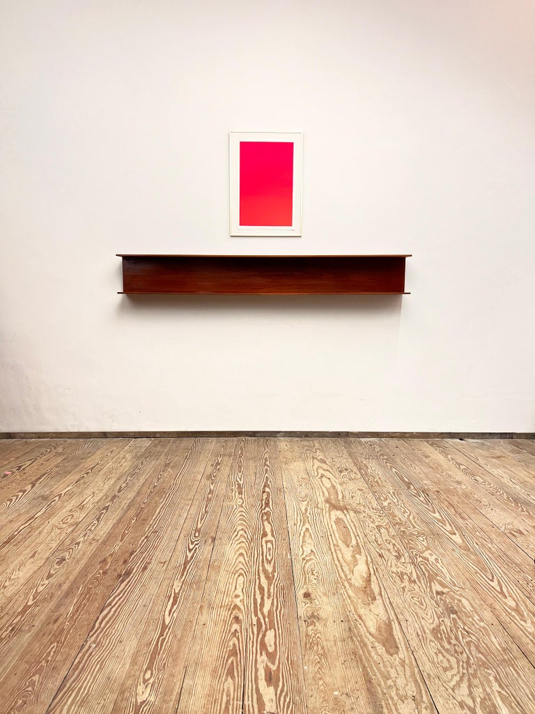 German Mid-Century Wall Unit in Teak by Walter Wirz for Wilhelm Renz ...