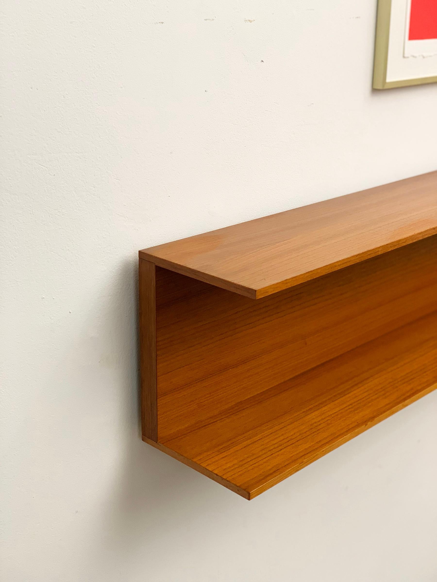 German Mid-Century Wall Unit in Teak by Walter Wirz for Wilhelm Renz ...