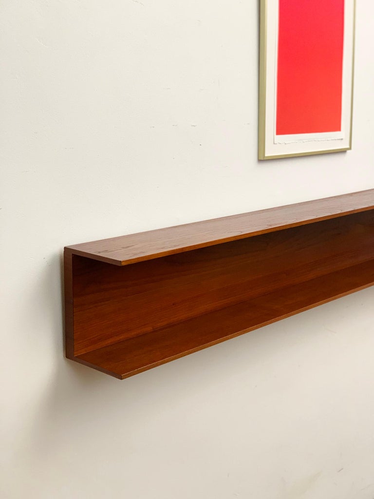 German Mid-Century Wall Unit in Teak by Walter Wirz for Wilhelm Renz ...
