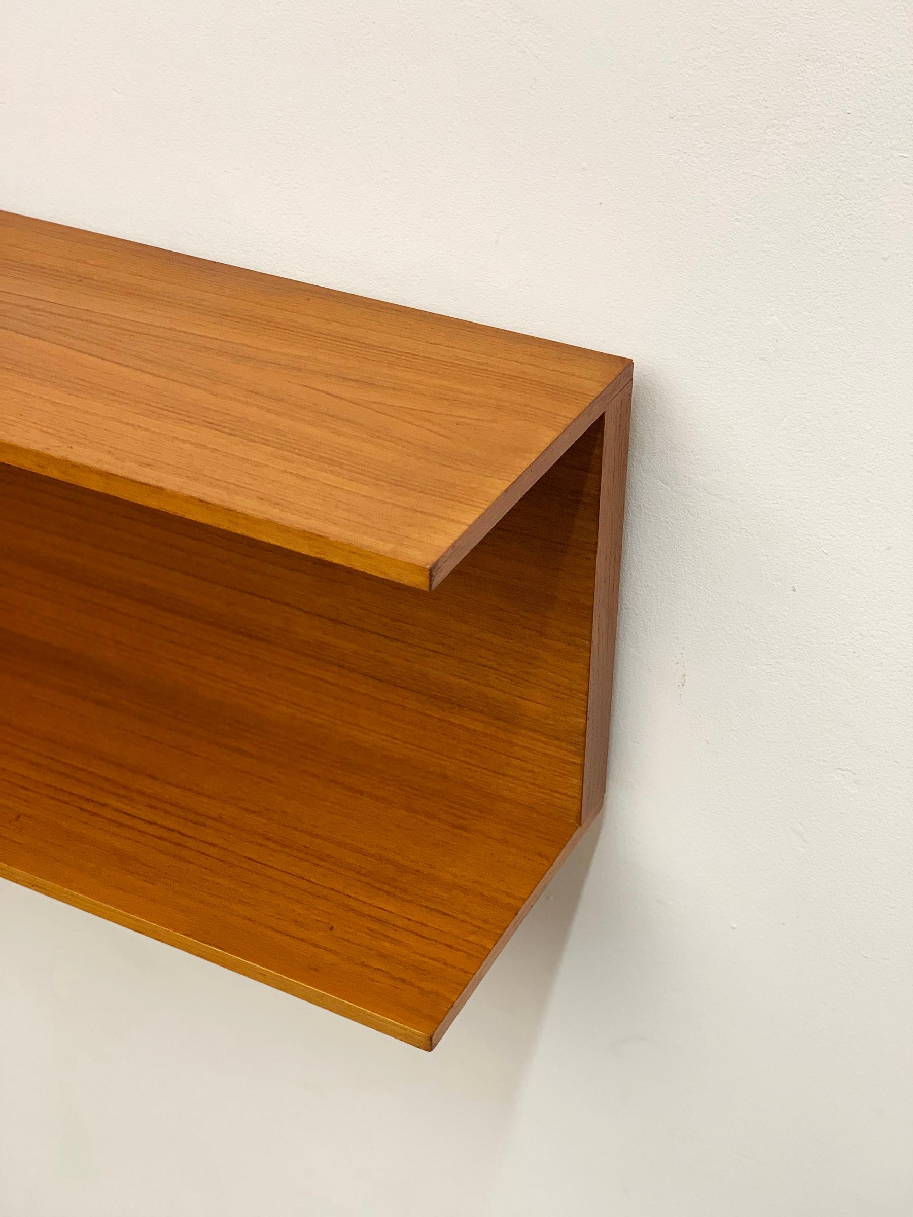 German Mid-Century Wall Unit in Teak by Walter Wirz for Wilhelm Renz ...