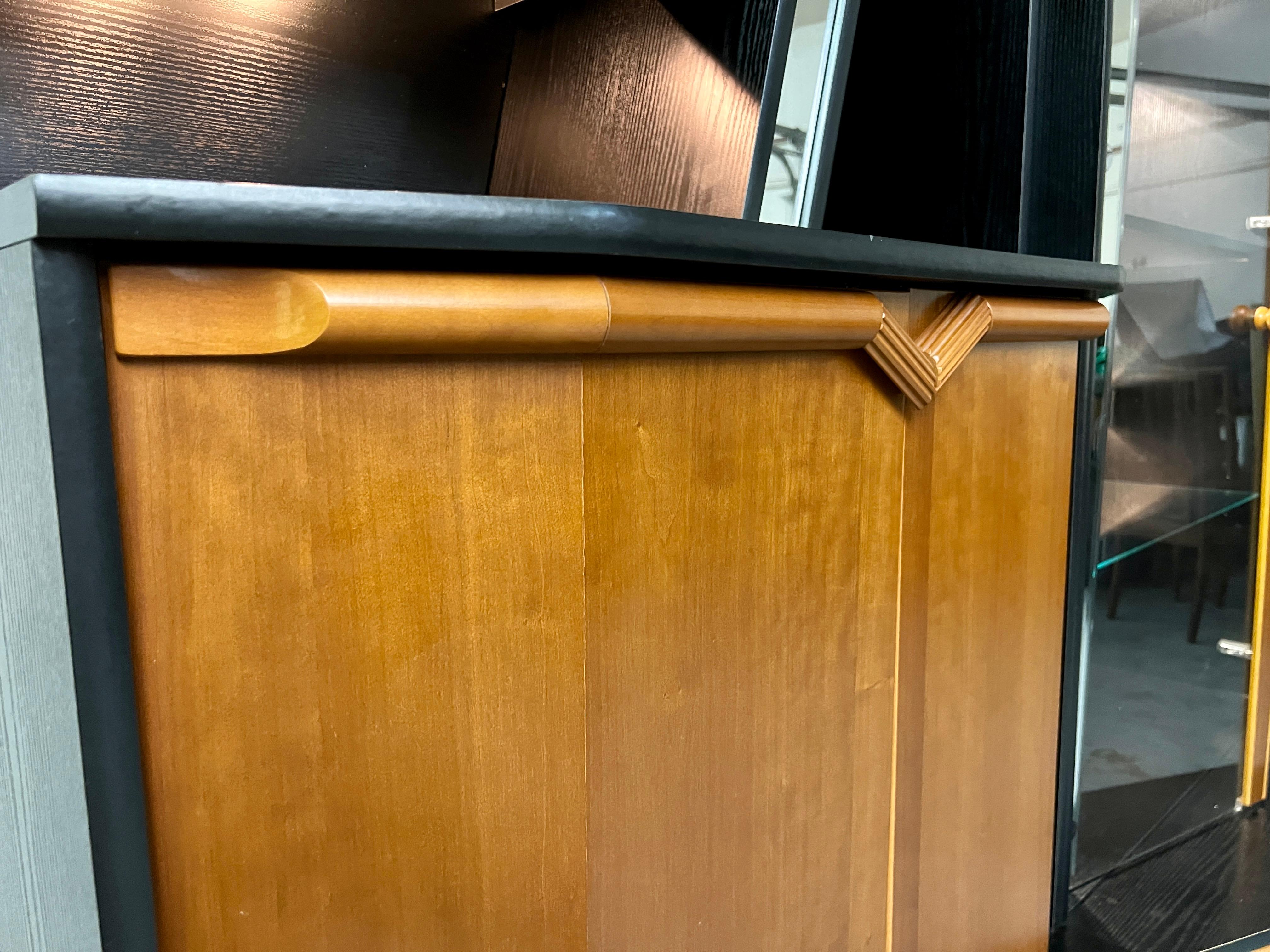 German Modernist Wall Unit by Schieder Mobel For Sale at 1stDibs