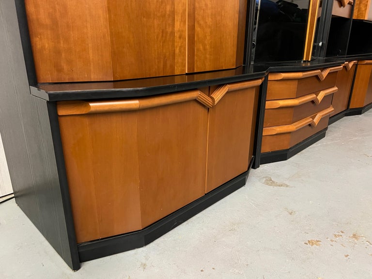 German Modernist Wall Unit by Schieder Mobel For Sale at 1stDibs
