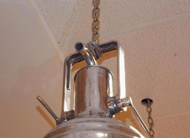 Single German Nautical Aluminum Hanging Ship Light, Wiska Co, 20th ...