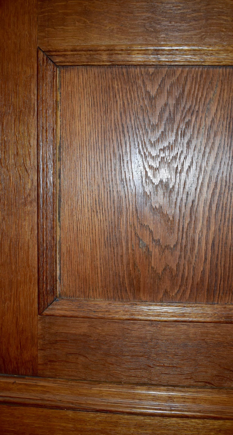 German Oak Desk with Burled Walnut Accents, circa 1930 For Sale at ...