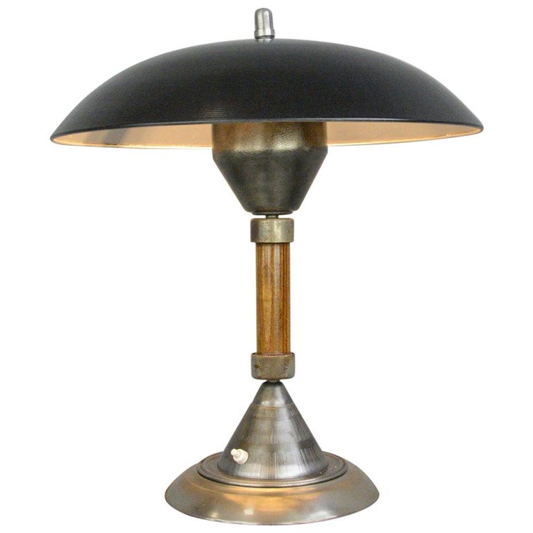 German Panzerfaust Table Lamp by Kaiser, circa 1940s at 1stDibs