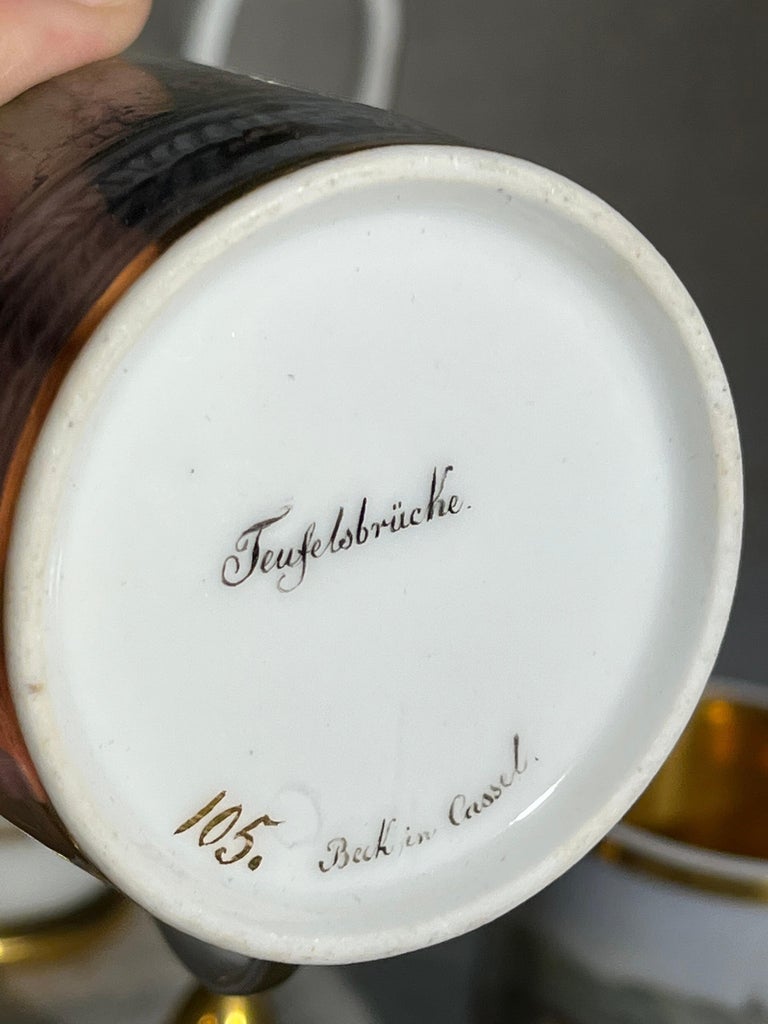 German Porcelain Tea Set at 1stDibs