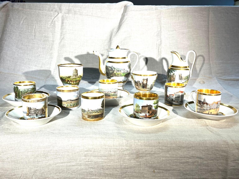 German Porcelain Tea Set at 1stDibs