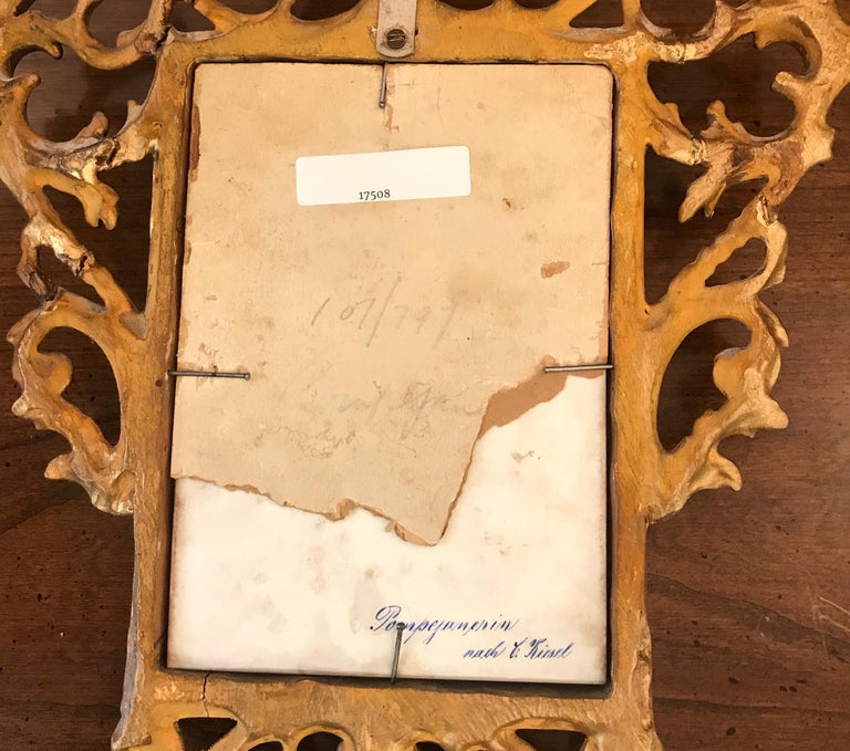 German Porcelain Tile "Pompejanerin", circa 1900 at 1stDibs