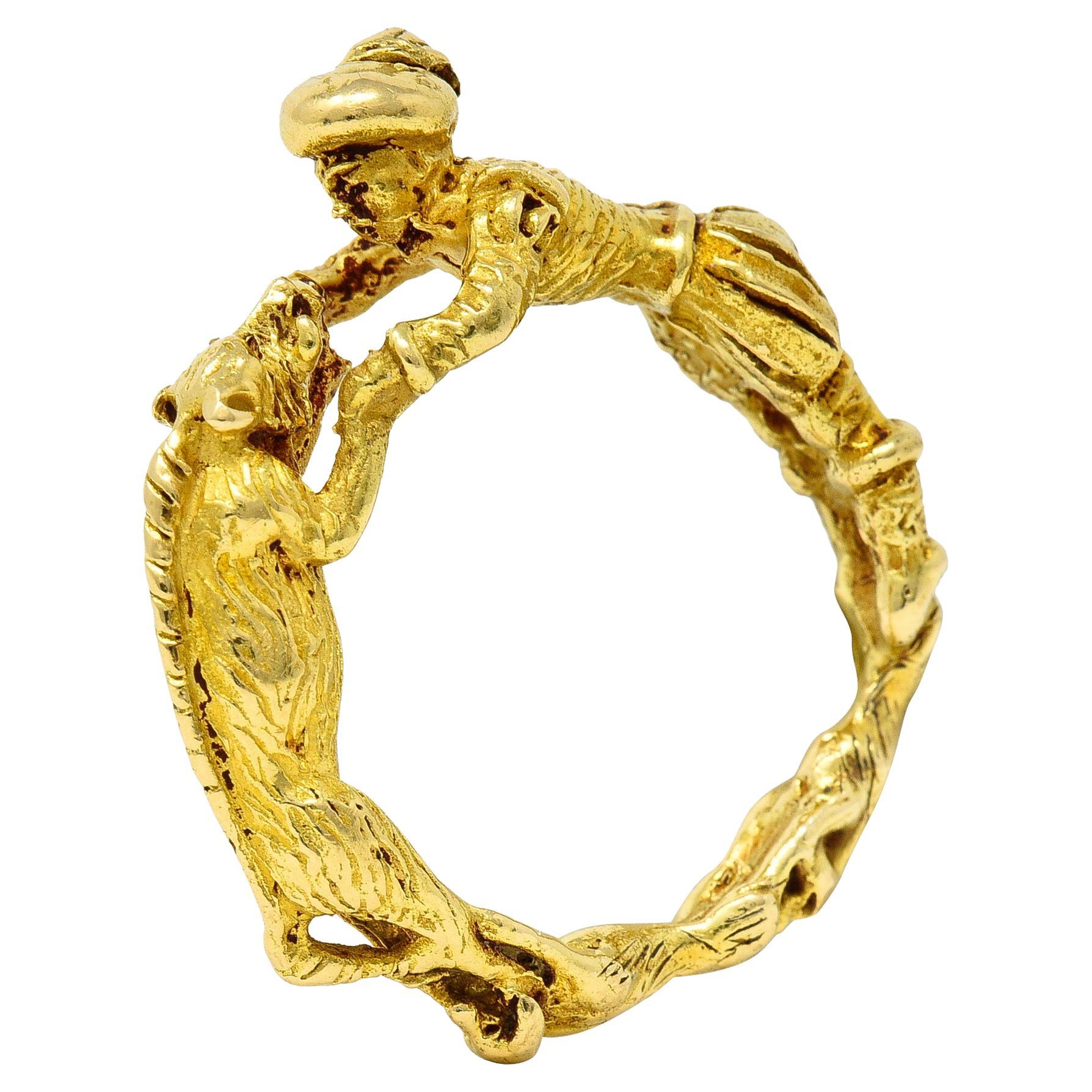 Renaissance Diamond Ring at 1stDibs