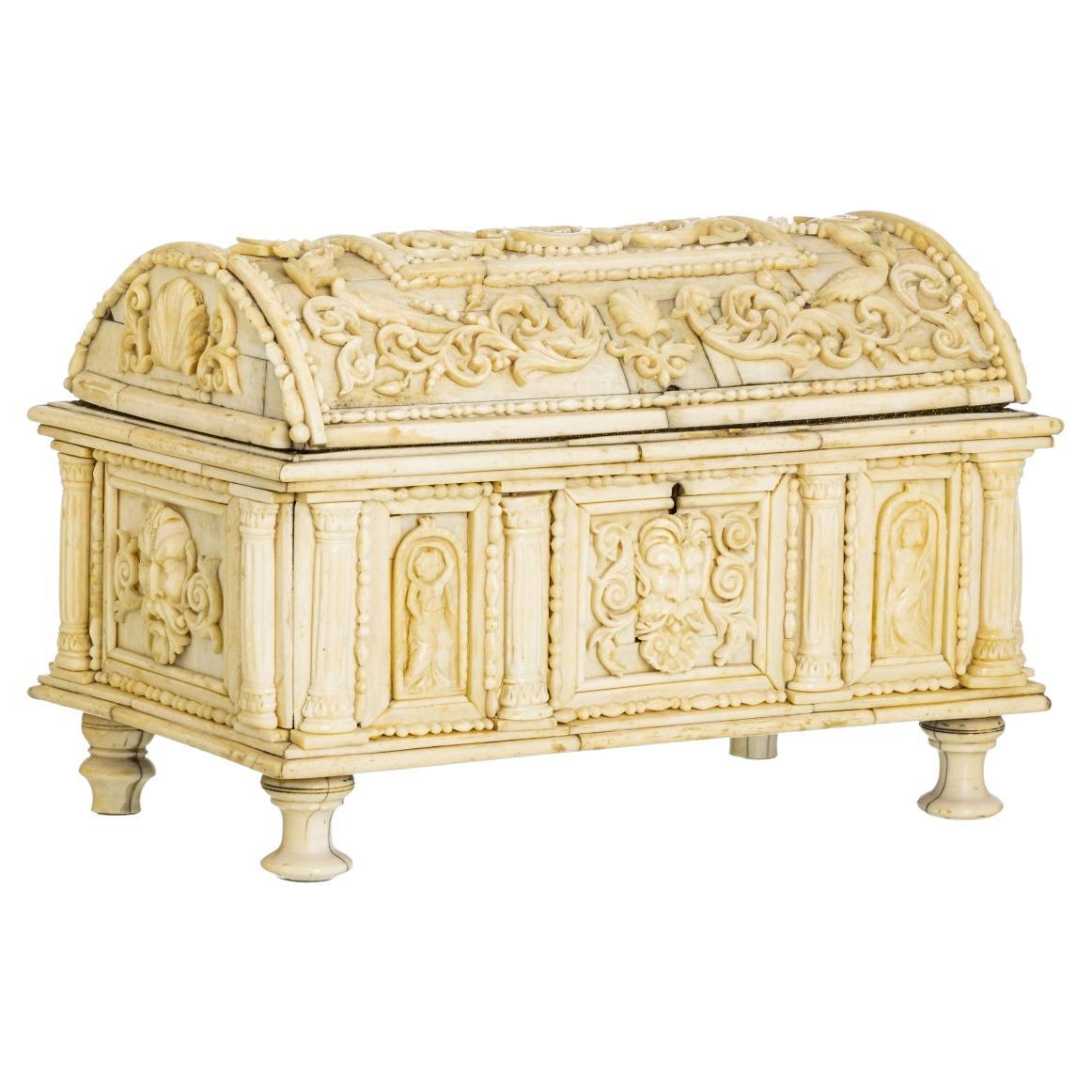 Important Spanish Safe Box, 14th-15th Century For Sale at 1stDibs